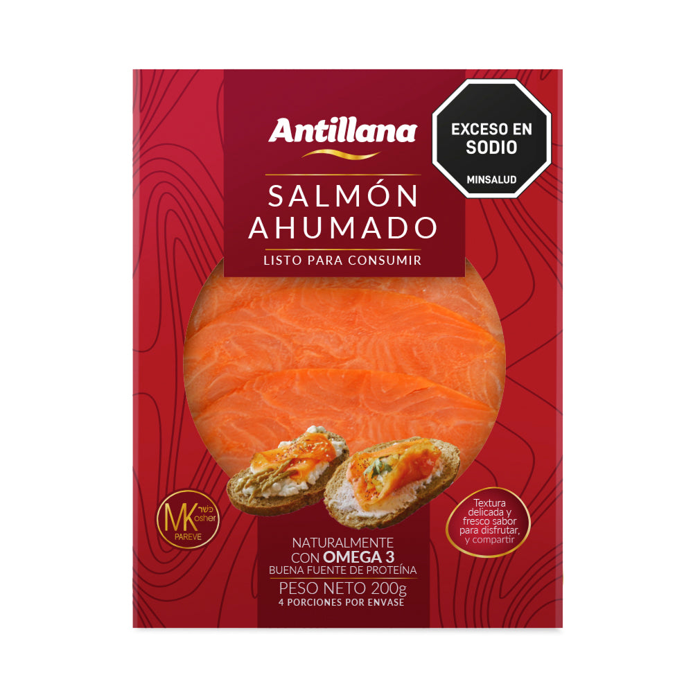 Salmón Ahumado Antillana x 200g