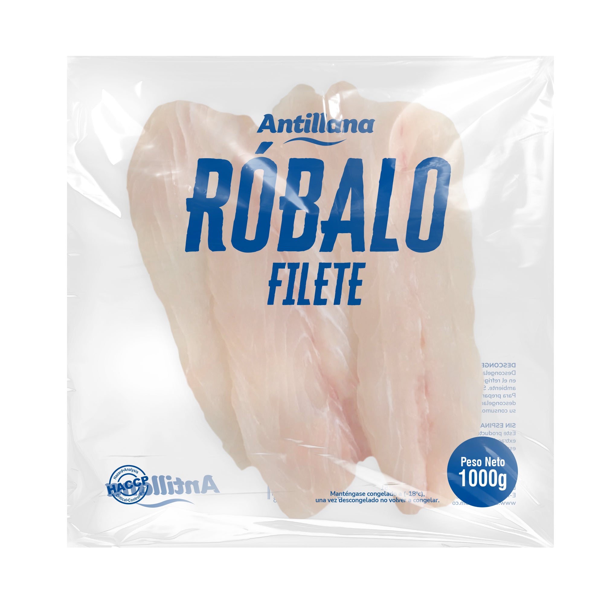 Filete de Róbalo Antillana x 1000g